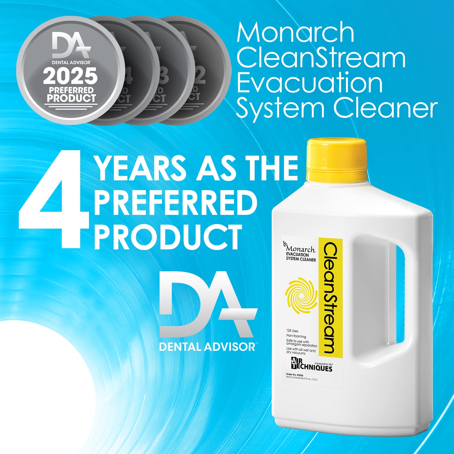 CleanStream Evacuation System Cleaner - Air Techniques